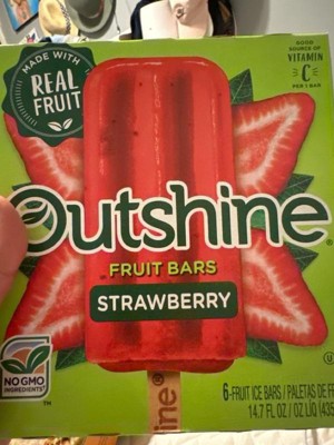 Outshine Strawberry Frozen Fruit Bar - 6ct : Target