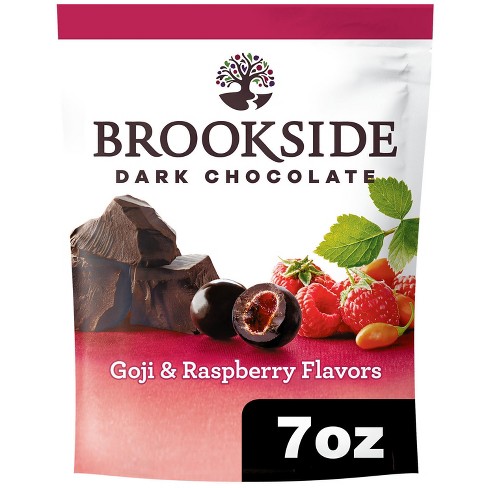 Brookside Dark Chocolate, Goji And Raspberry Chocolate Bag Candy - 7oz ...