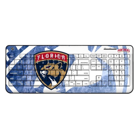 Keyscaper Florida Panthers Ice Tilt Wireless Usb Keyboard : Target