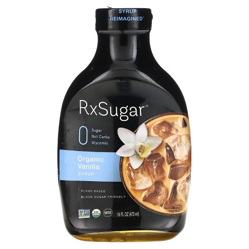 Rxsugar Organic Vanilla Syrup, 16 Fl Oz (473 Ml) : Target