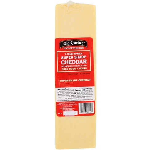 Old Quebec Vintage Super Sharp Cheddar - 5 Lb - 2 Pc : Target