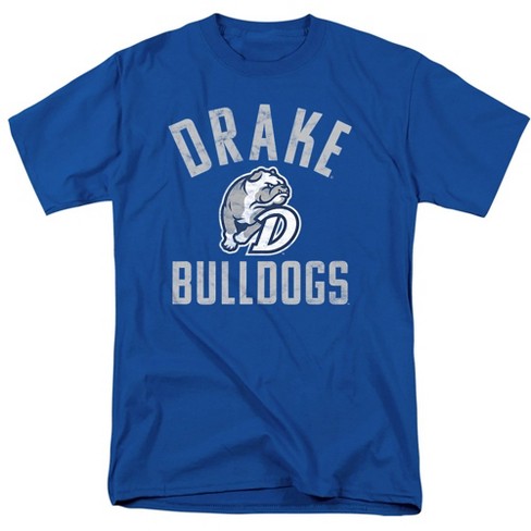 Drake University Official Bulldogs Logo Unisex Adult T-shirt : Target