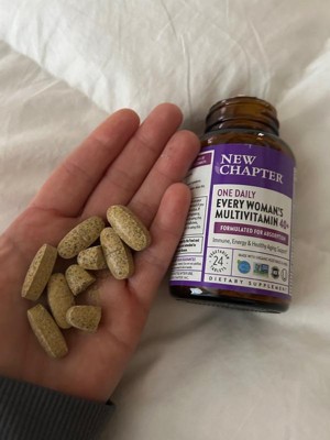 New Chapter Women's Multivitamin 40+ For Energy, Healthy Aging + Immune ...