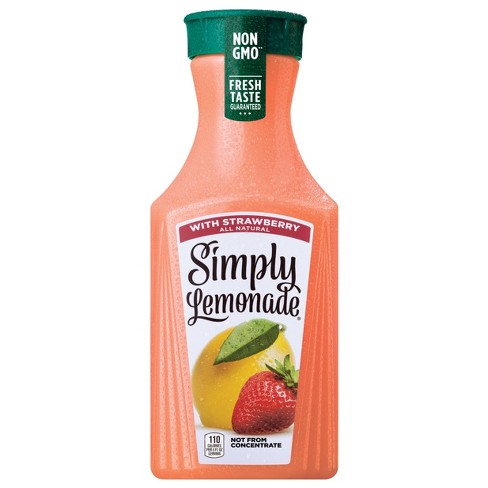 Simply Lemonade With Strawberry Juice - 52 Fl Oz : Target
