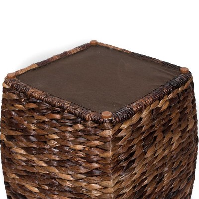 Birdrock Home Seagrass Accent Stool - Made Of Hand Woven Seagrass : Target