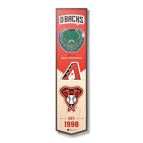 8" X 32" Mlb Arizona Diamondbacks 3d Stadium Banner : Target