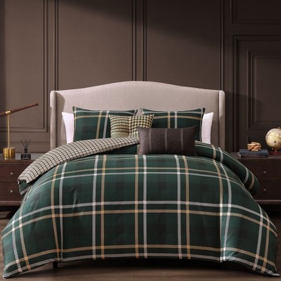 Bebejan Sherwood 100% Cotton 5 Piece Reversible Comforter Set - King ...