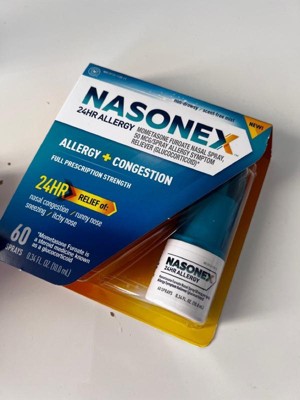 Nasonex 24hr Non Drowsy Mometasone Furoate Allergy Medicine Nasal Spray ...