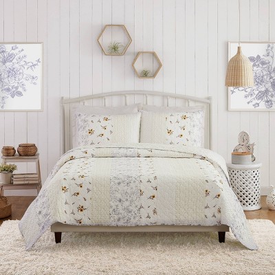 C&f Home Colonial Williamsburg Pembroke Red Floral Full/queen 3 Piece ...