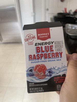 Blue Raspberry Sugar-free Drink Mix - 10ct - Market Pantry™ : Target