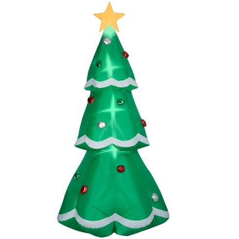 Holiday Time 10 Foot Tall Giant Christmas Tree Holiday Inflatable : Target