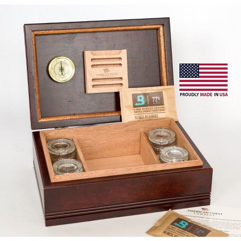 American Chest Company Large Amish Cannbisdor Humidor : Target