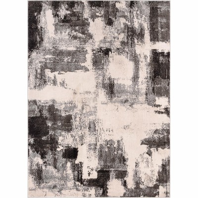 Well Woven Barclay Collection Kalia Grey Black 5x7 Area Rug - for ...