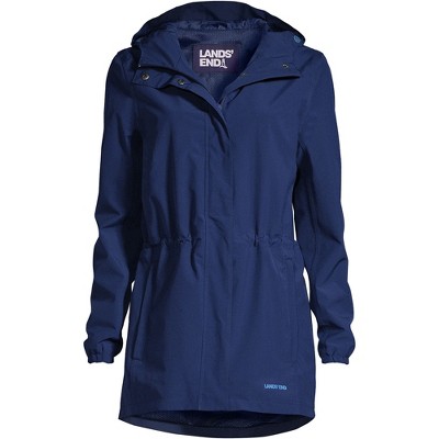 Lands' End Women's Petite Waterproof Hooded Packable Raincoat - X-small ...