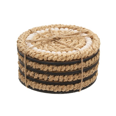 C f Home Round Jute Coasters Set Of 4 Target