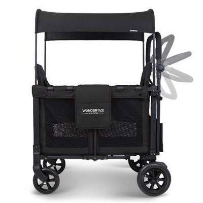 Wonderfold W2 Elite Double Folding Stroller Wagon - Gray : Target