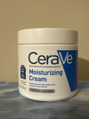 Cerave Moisturizing Face & Body Cream With Pump For Normal To Dry Skin ...