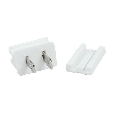 Novelty Lights White Snap-on Vampire Plug Spt-1 For C9/c7 Socket Or Zip ...