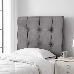Mo' Classic College Headboard - Plush Velvet Gray : Target