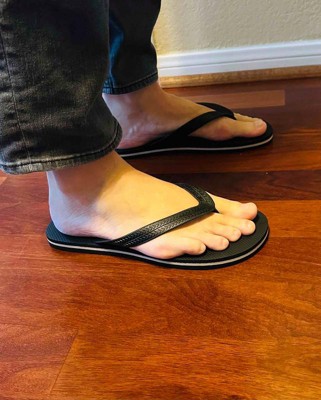 Men's Brent Flip Flop Sandals - Goodfellow & Co™ Black : Target