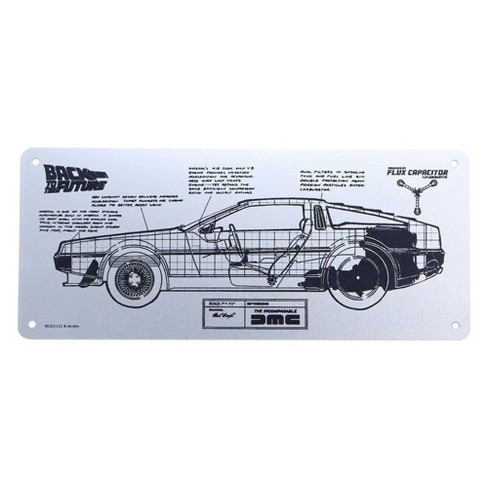 Fanattik Back To The Future Delorean Schematic Fan-plate : Target