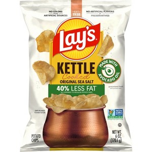 Lay's Reduced Fat Avocado Oil Chips - 6oz : Target