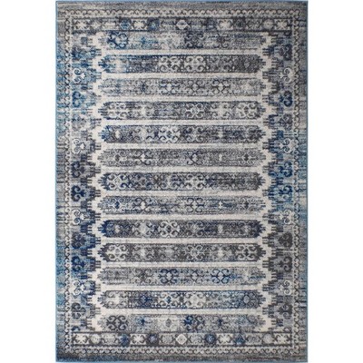 Rugs America Jorah Mk50b Cobblestone Transitional Vintage Gray Area Rug ...