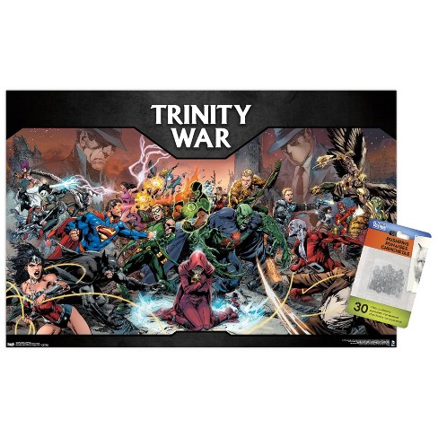 Trends International Dc Comics The Trinity War Unframed Wall Poster ...