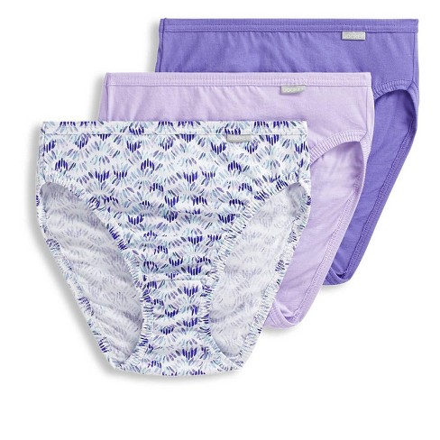 Jockey Women's Plus Size Elance French Cut - 3 Pack 10 Sheer Lilac ...