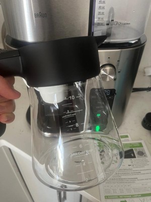 Braun Multiserve Plus 10-cup Pod Free Drip Coffee Maker, 7 Brew Sizes ...