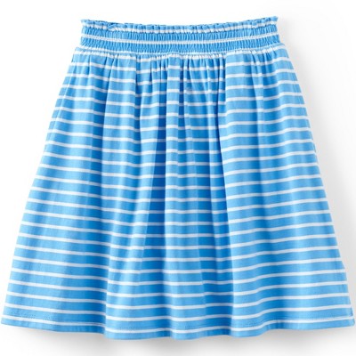 Lands' End Kids Plus Smocked Skort - Large - Blue Surf Stripes : Target