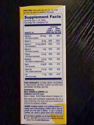 Enfamil Poly-vi-sol Multivitamin Dietary Supplement Drops - 1.69oz : Target