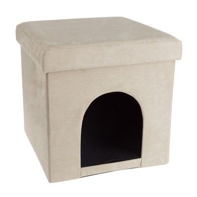 Cat House - Indoor Bed With Removable Foam Cushion - Cat Cave For ...