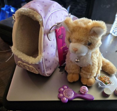 Our Generation Hop In Cat Carrier & Pet Plush Kitten Accessory Set For ...