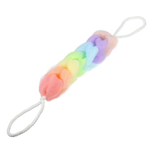 Unique Bargains Bath Shower Loofah Sponge 9.06"x2.09"x1.77" Assorted ...
