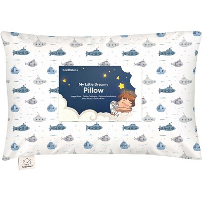 KeaBabies Toddler Pillow with Pillowcase, 13X18 Soft Organic Cotton ...