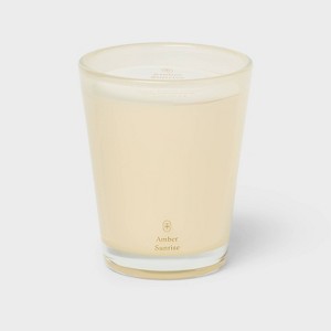 Glass Amber Sunrise Jar Candle Ivory 12.6oz - Threshold™ : Target