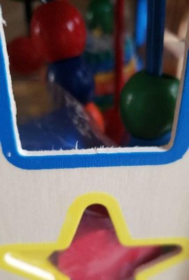 Wooden Activity Cube With Bead Maze, Shape Sorter, Abacus Counting ...