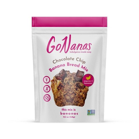 Gonanas Chocolate Chip Banana Bread Mix - 12.3oz : Target