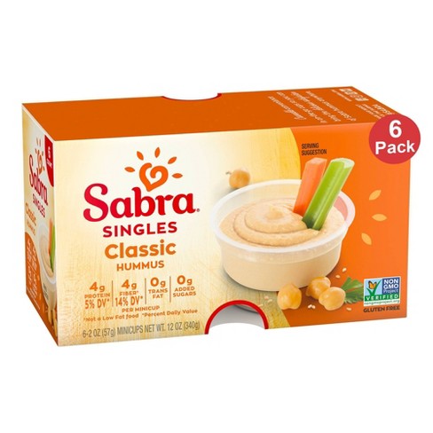 Sabra Classic Hummus Singles - 12oz/6ct : Target