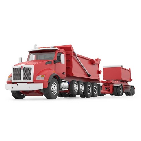 First Gear Dcp 1/64 Viper Red Kenworth T880 Rogue Dump W/ Rogue ...