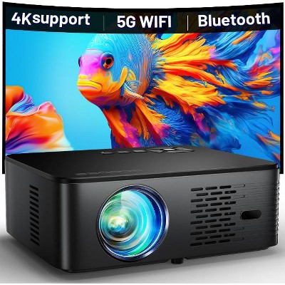 Goodee Outdoor Projector, 4k Supported Projector Android Tv With Auto ...