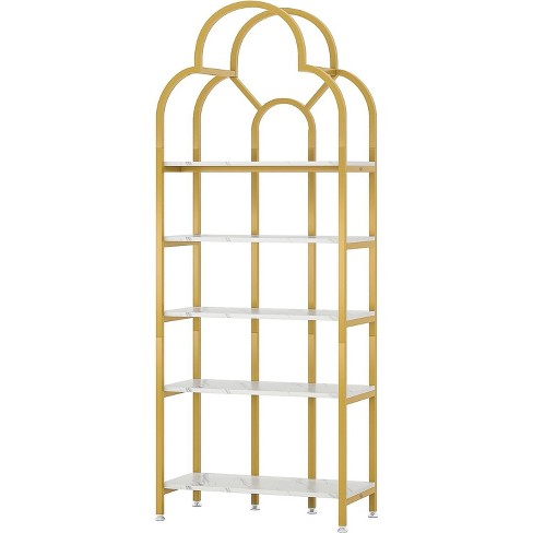 Tribesigns 1pc 5-tier Bookshelf With Open Storage Shelves : Target