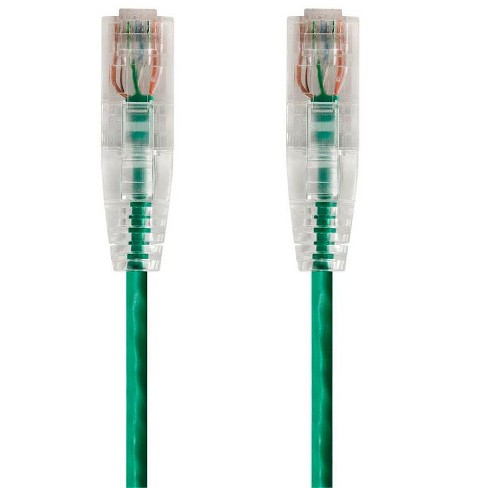 Monoprice Cat6 Ethernet Patch Cable - 20 Feet - Green | Snagless Rj45 ...