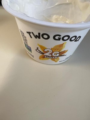 Two Good Low Fat Lower Sugar Vanilla Greek Yogurt - 32oz Tub : Target