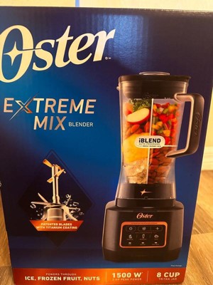Oster Extreme Mix 1500w 10-point Blade 8-cup Kitchen Blender With Auto ...