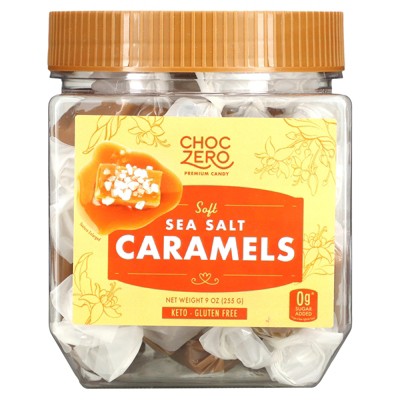 Choczero Soft Sea Salt Caramels, 9 Oz (255 G) : Target