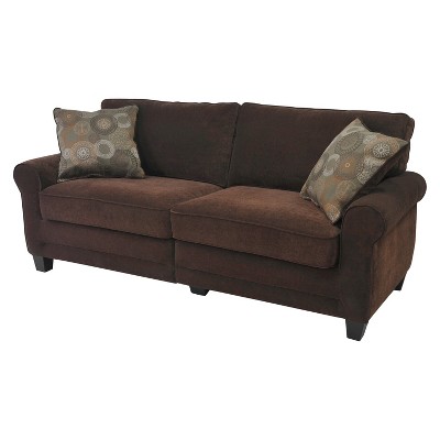 73" Rta Copenhagen Collection Sofa Rye Brown - Serta : Target