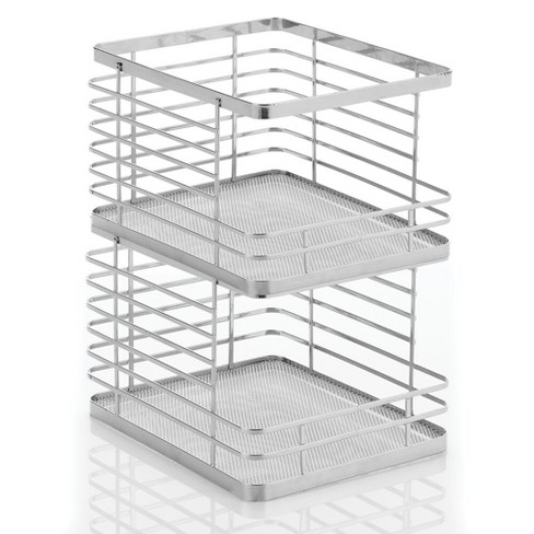 Mdesign Modern Metal Wire Kitchen Cabinets, Pantry - 2 Pack : Target