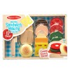 Melissa & Doug Wooden Sandwich-making Pretend Play Food Set : Target